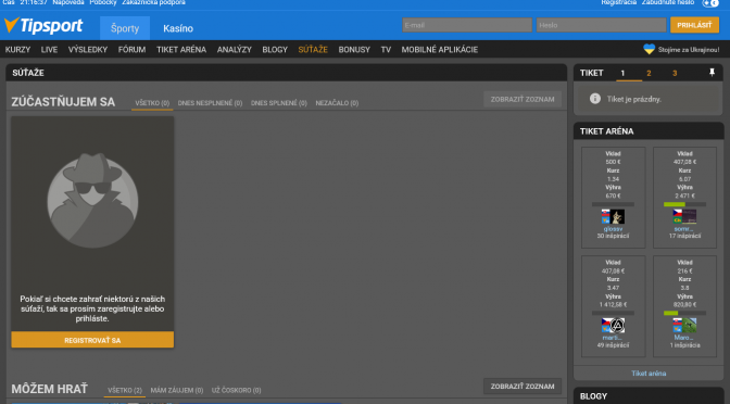 Aplikácia Tipsport | SK stávkové kancelárie online